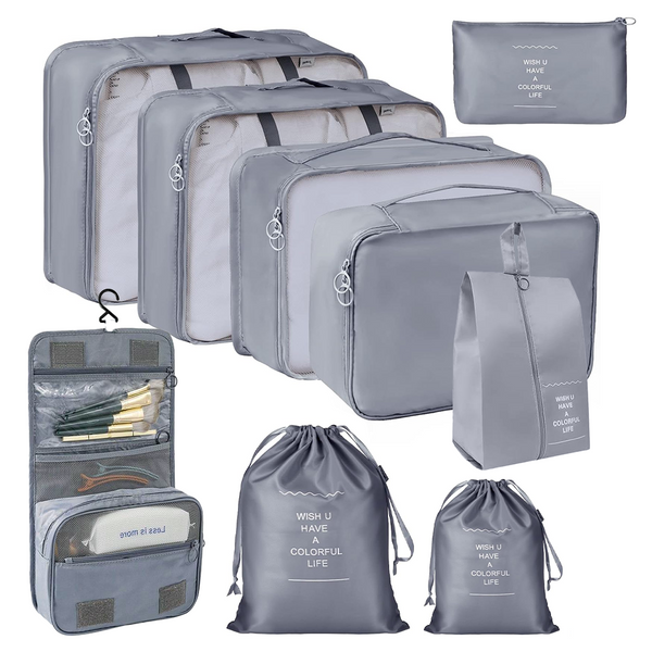 Packing Cubes 9 Pack Waterproof Lightweight Travel – DBzon