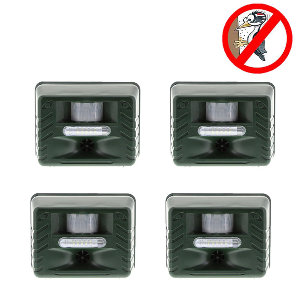 Woodpecker Ultrasonic Repeller for Effective Bird Control PACK of 4 ...
