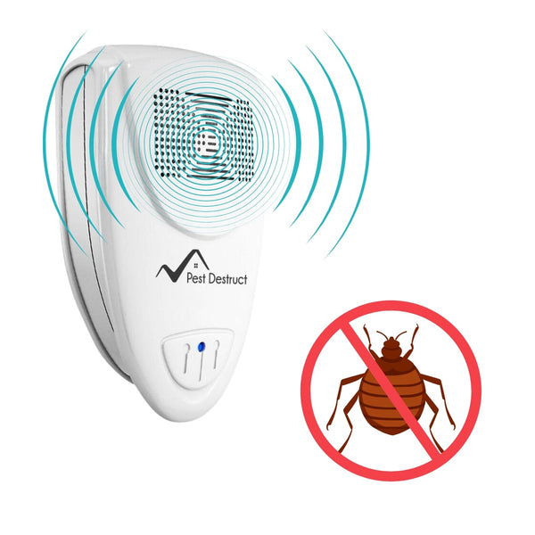 Ultrasonic Bed Bug Repeller - 100% SAFE for Children and Pets - Quickl ...