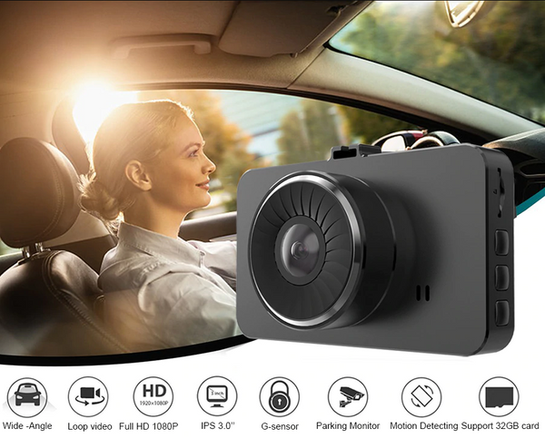 Explon Dash Cam - Full HD with 3" LCD Screen – DBzon
